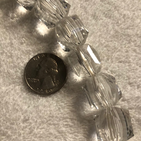 Jewelry | Clear Plastic Bead Necklace | Poshmark
